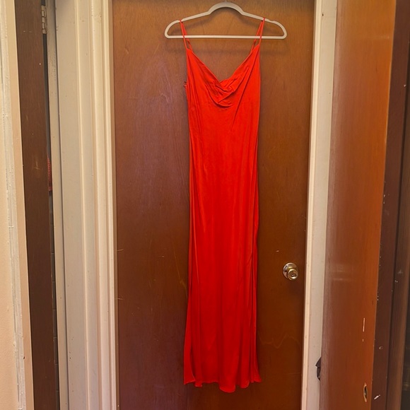 Zara | Dresses | Zara Stain Red Dress Brand New | Poshmark